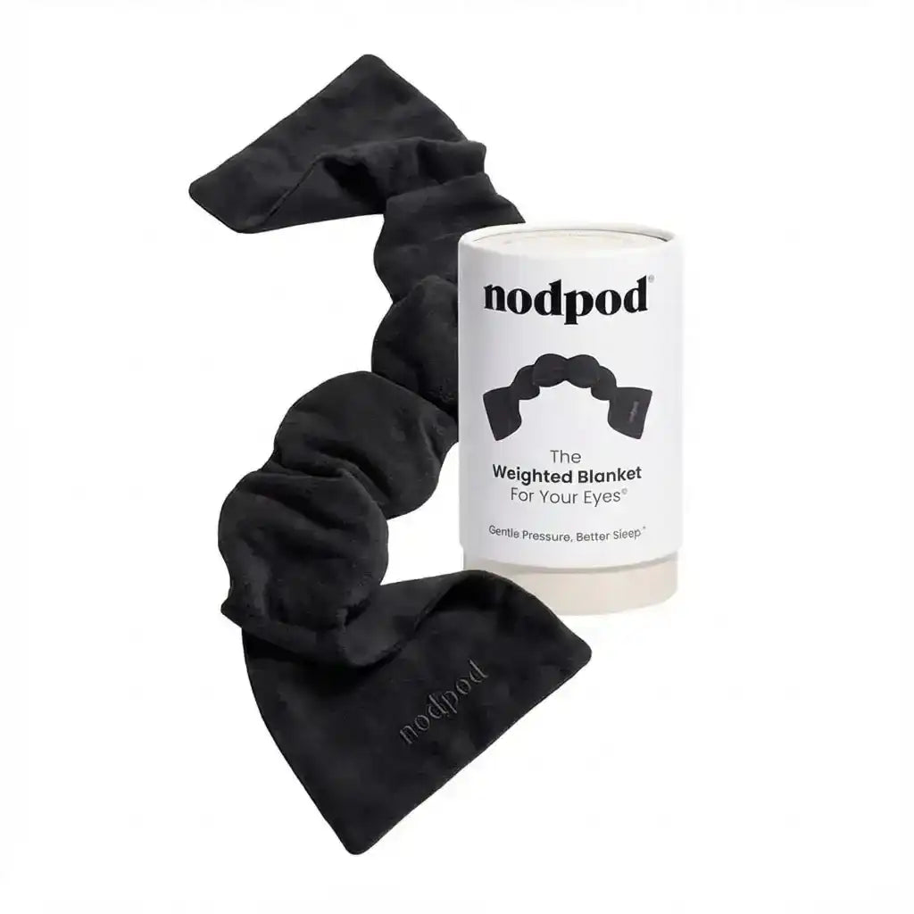 Nodpod Weighted Sleep Mask - Strap-Free Light Blocking Eye Pillow ...